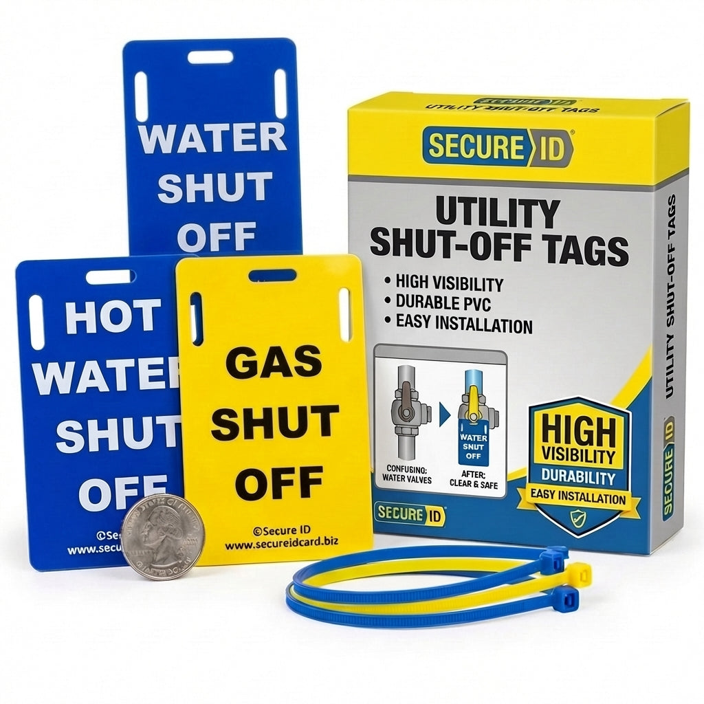 Utility Tag Shut off Kit – Secure ID